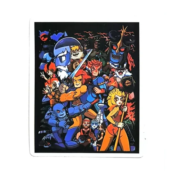 DOPASTICKER Thundercats Lion-O Cheetara Mumm-Ra 80S Cartoon Anime ...
