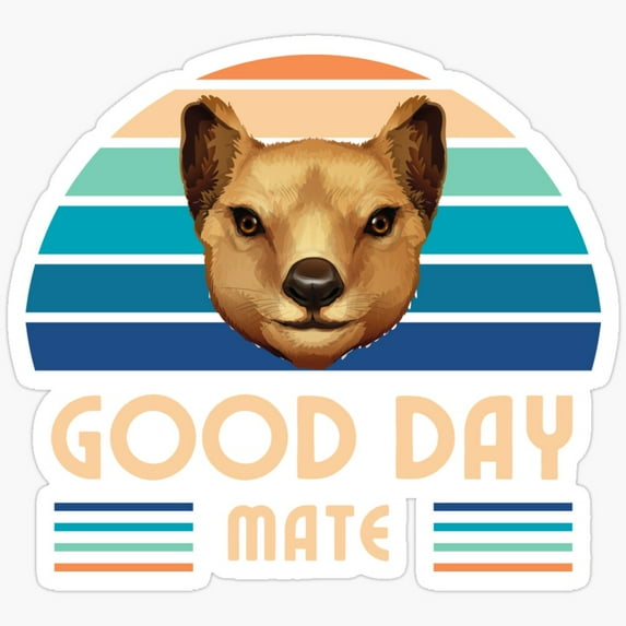 DOPASTICKER Thylacine Good Day Mate Gift You - Phone Stickers ...