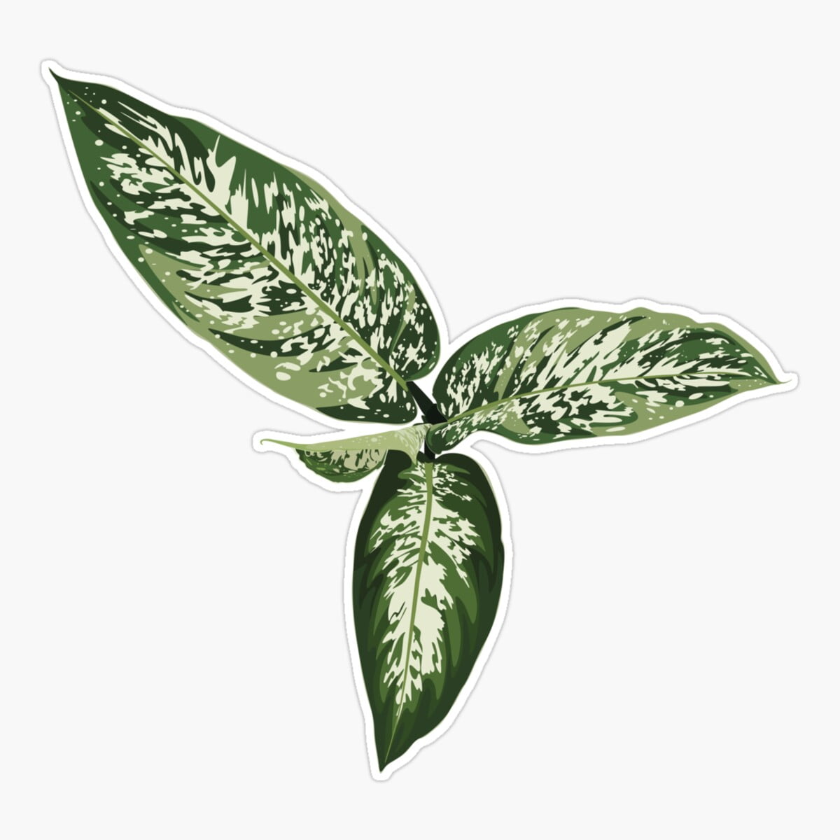 DOPASTICKER Tie-Dye Paw Print Sticker, Phone Sticker Car Stickers ...