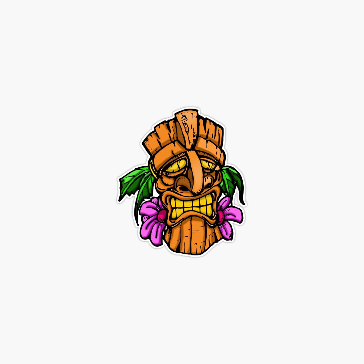 DOPASTICKER Tiki Tiki Tiki Sticker, Phone Sticker Car Stickers ...