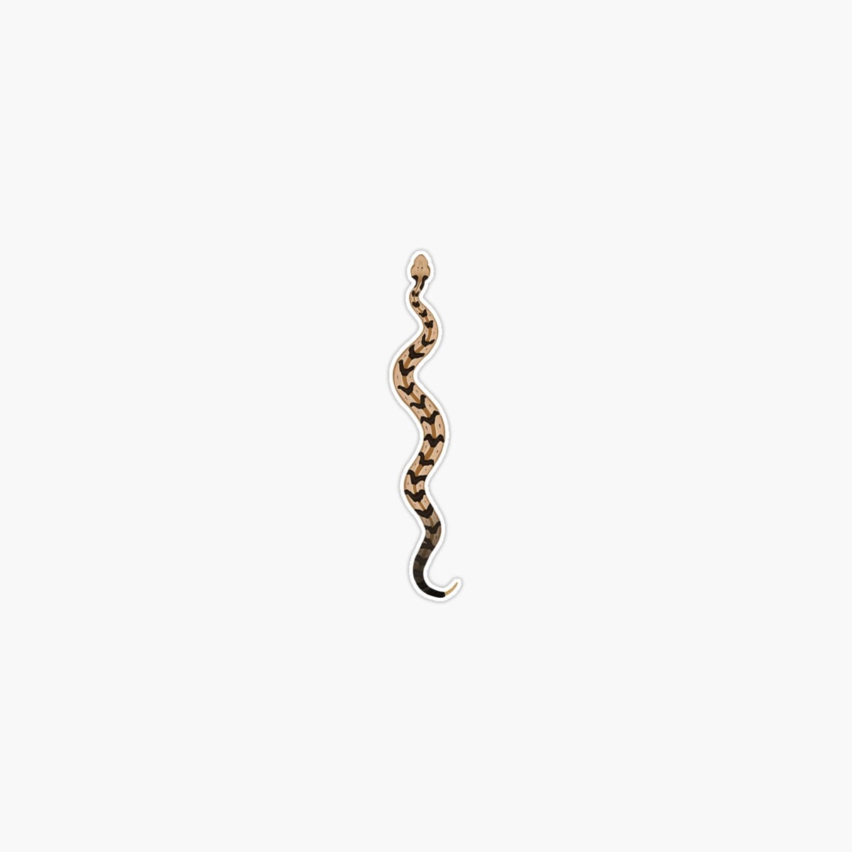 DOPASTICKER Timber Rattlesnake Sticker Phone Sticker, Latop Sticker ...