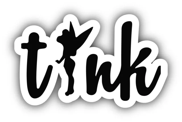 DOPASTICKER Tinker Bell Cartoon Logo Sticker Decal Phone Decal Water ...