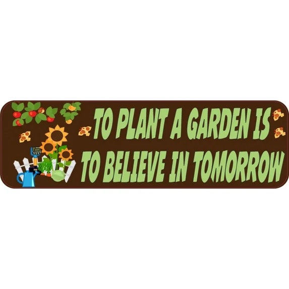 DOPASTICKER To Plant A Garden Car Sticker Truck Gardening Sticker Phone ...