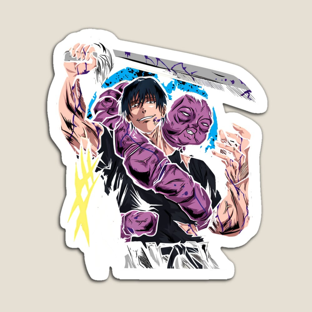 DOPASTICKER Toji Fushiguro Jujutzu K@Isen Fan Art Ã‚Â‚¬ Cursed Spirit ...