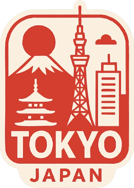 DOPASTICKER Tokyo Sticker Decal City Skyline Landmark Design Phone ...