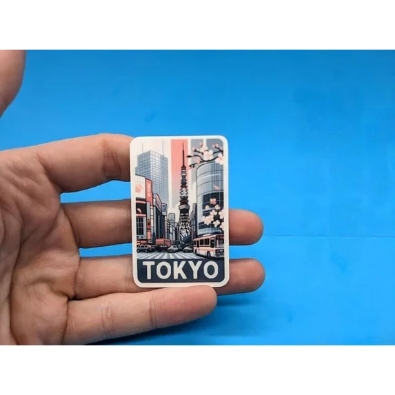 DOPASTICKER Tokyo Travel Sticker Japan Decal For Suitcase, Laptop, Car ...