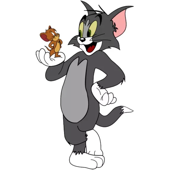 DOPASTICKER Tom And Jerry Laptop Sticker Window Sticker Phone Decal ...