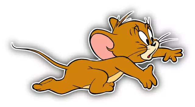 DOPASTICKER Tom And Jerry Scary Cartoon Car Sticker Decal Phone Decal ...