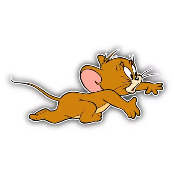 DOPASTICKER Tom And Jerry Scary Cartoon Car Sticker Decal Phone Decal ...