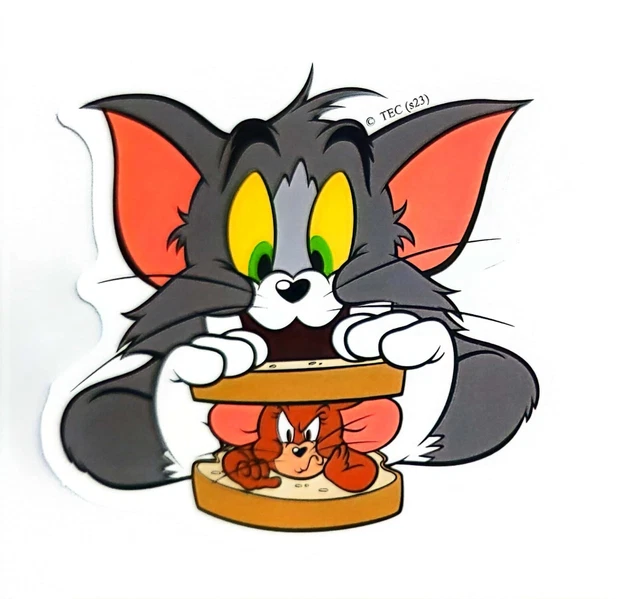 DOPASTICKER Tom And Jerry Hanna Barbera Warner Bros Anime Cartoon ...
