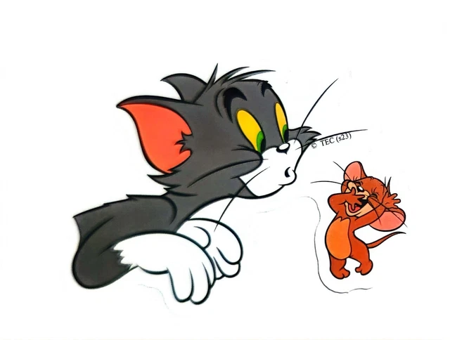 DOPASTICKER Tom And Jerry Hanna Barbera Warner Bros Anime Cartoon ...