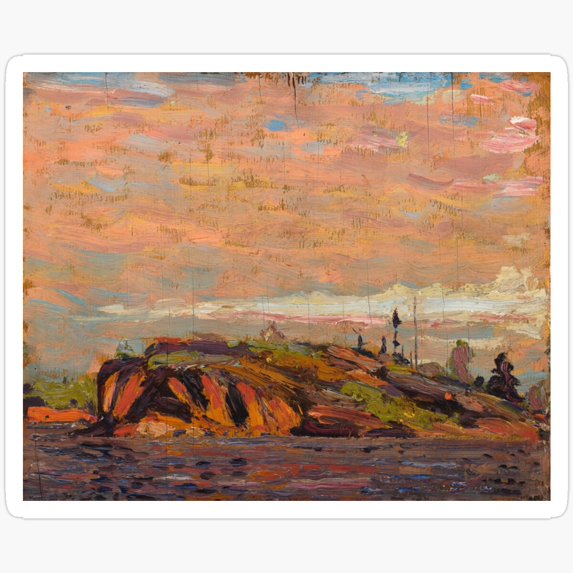 DOPASTICKER Tom Thomson: At Maccallum'S Channel, 1914 Sticker ...