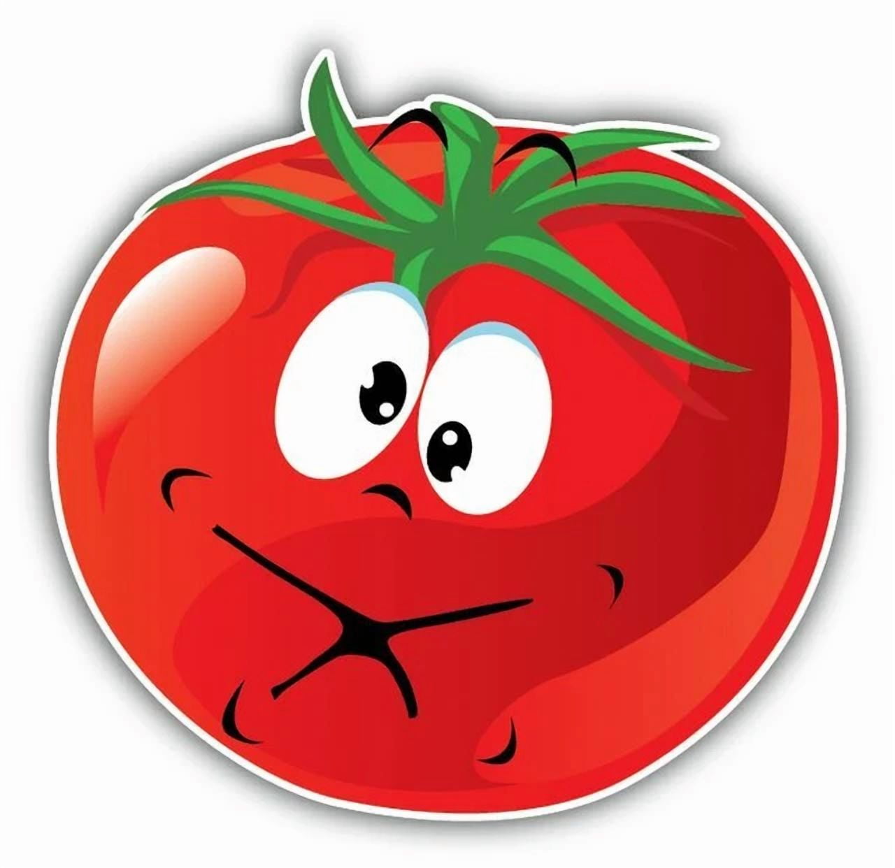 DOPASTICKER Tomato Smile Poisoned Cartoon Sticker Design Phone Water ...