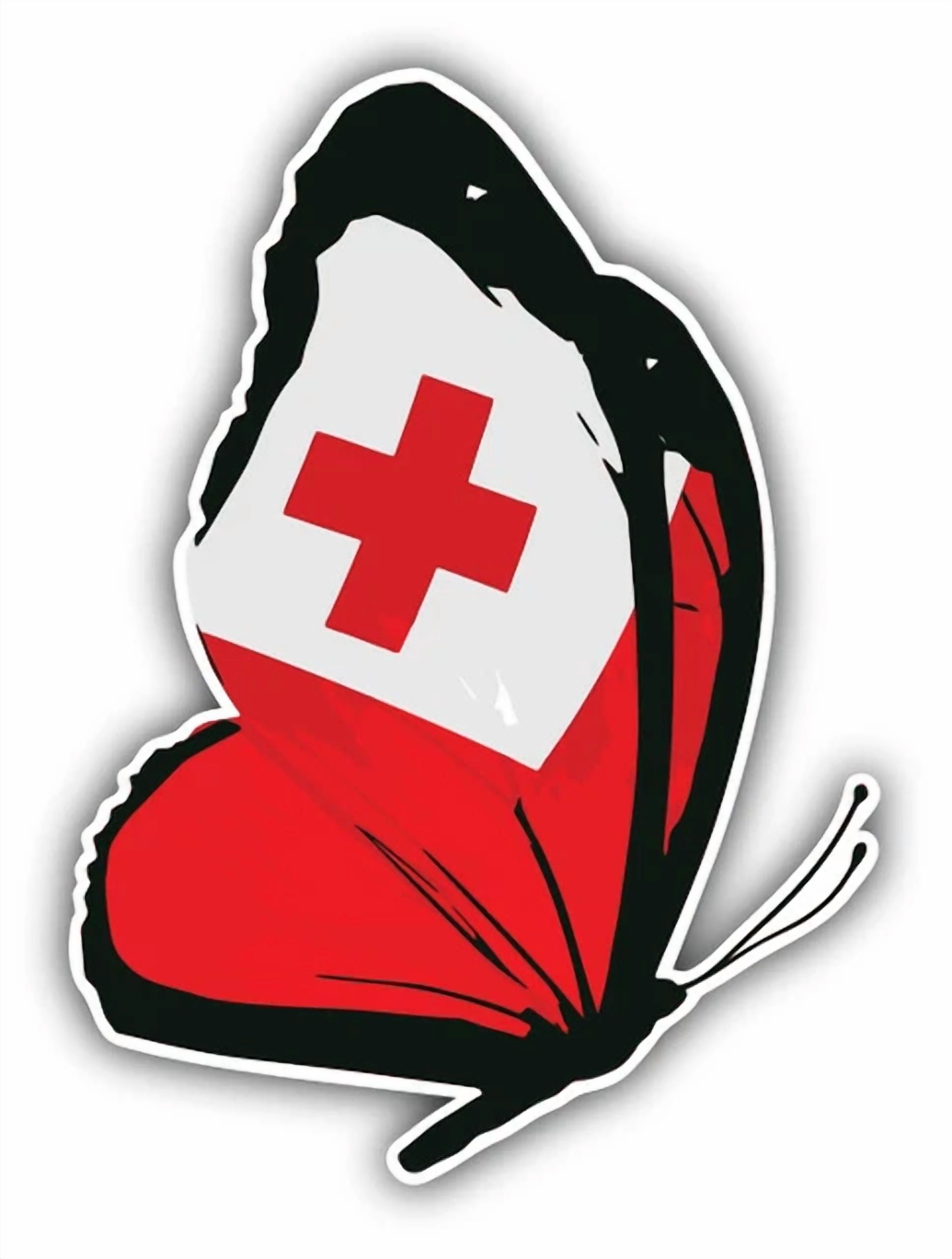 DOPASTICKER Tonga Butterfly Flag Sticker Decal Phone Decal Water Bottle ...