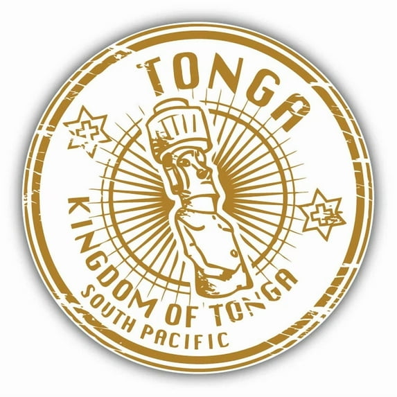 DOPASTICKER Tonga Grunge Sticker Decal Phone Decal Water Bottle ...