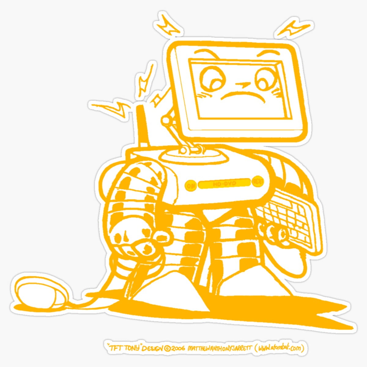 DOPASTICKER Tony Tft 8 Sticker, Phone Sticker Car Stickers, Birthday ...