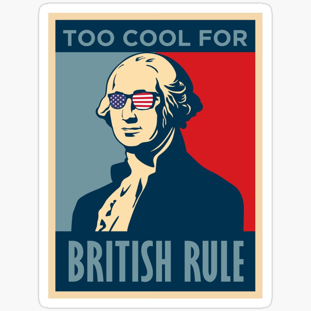 DOPASTICKER Too Cool For British Rule, Hope Style Sticker Phone Decal ...
