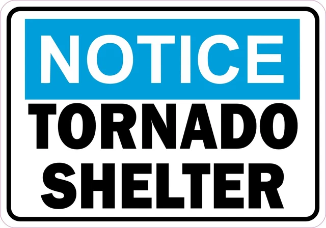 DOPASTICKER Tornado Shelter Sticker Phone Sticker, Latop Sticker, Lover ...