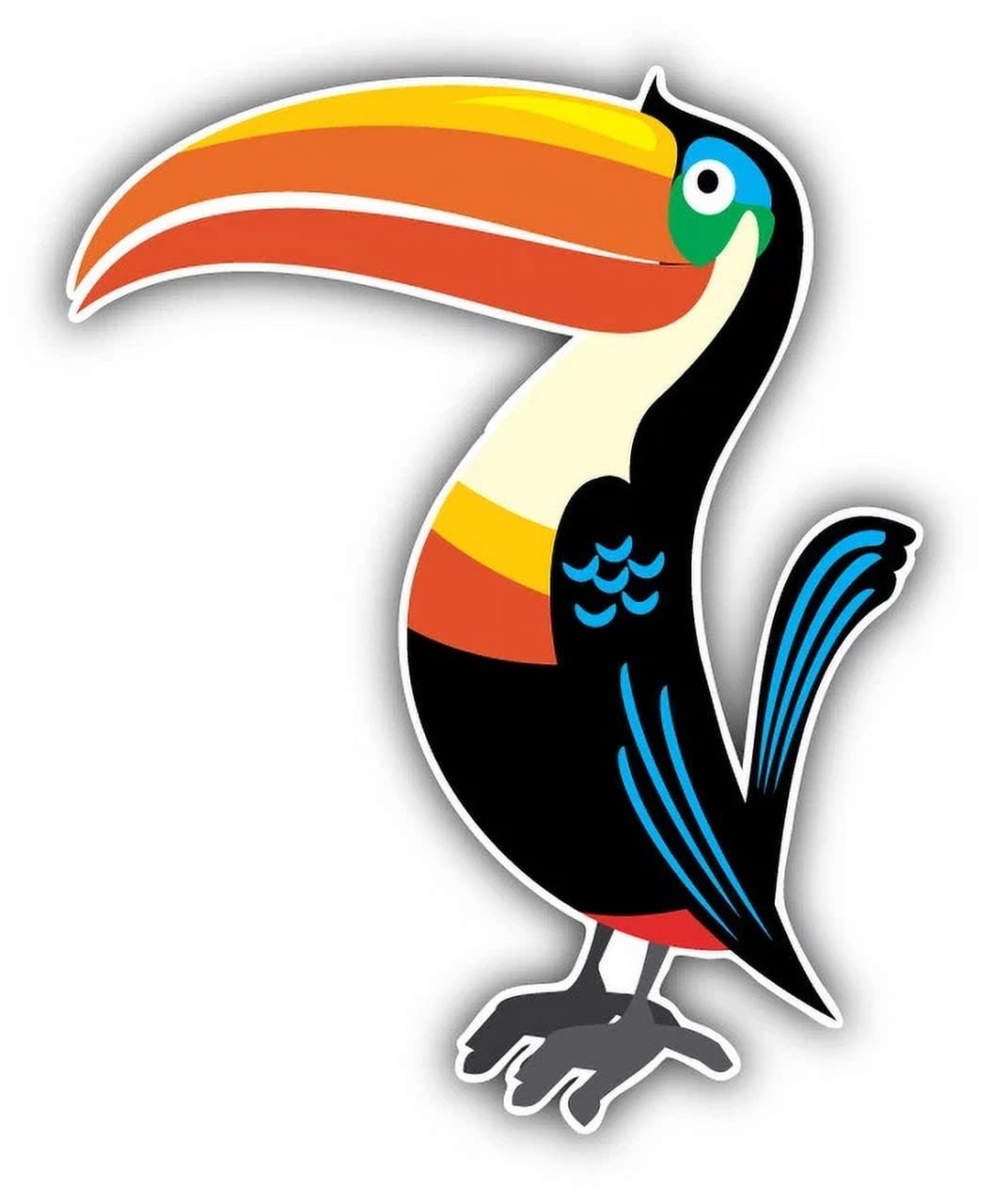 DOPASTICKER Toucan Sticker Decal Phone Decal Water Bottle Stickers ...