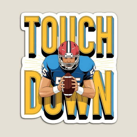 DOPASTICKER Touch Down - Lets American Football - All American Football ...