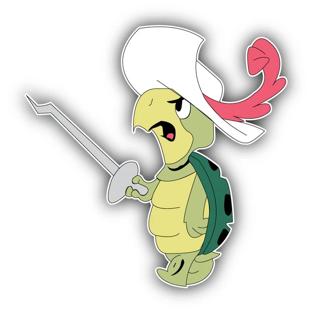 DOPASTICKER Touch Turtle Cartoon Sticker Decal Phone Decal Water Bottle ...