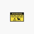 DOPASTICKER Toy Poodle Guard Dog Warning Sticker, Phone Sticker Car ...
