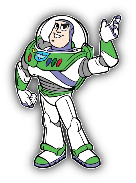 DOPASTICKER Toy Story Cartoon Buzz Lightyear Sticker Decal Phone Decal ...