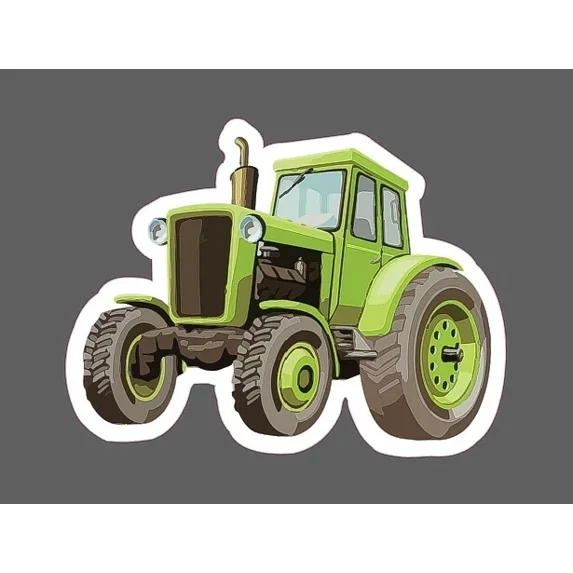 DOPASTICKER Tractor Sticker Green Farm Country Farming Gift Sticker ...