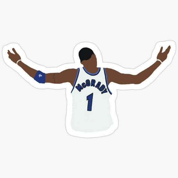 DOPASTICKER Tracy Mcgrady Celebration Sticker Phone Decal Water Bottle ...