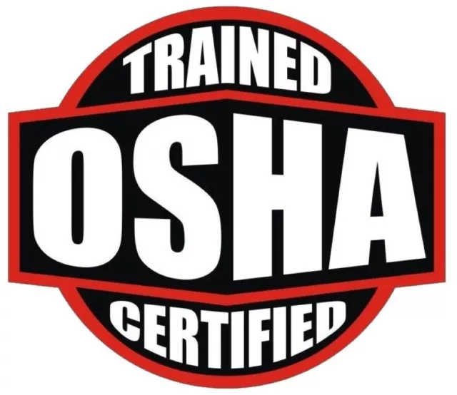 DOPASTICKER Trained Certified Osha Sticker Hard Hat Sticker Phone Decal ...