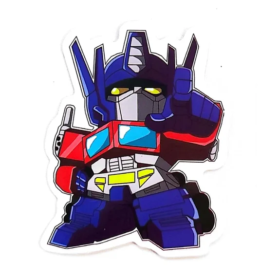 DOPASTICKER Transformers Optimus Prime Sticker Phone Decal Water Bottle ...