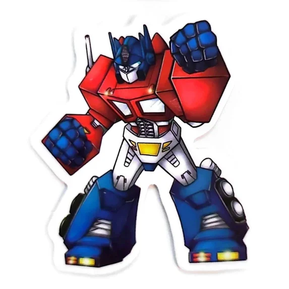 DOPASTICKER Transformers Optimus Prime Sticker Phone Decal Water Bottle ...