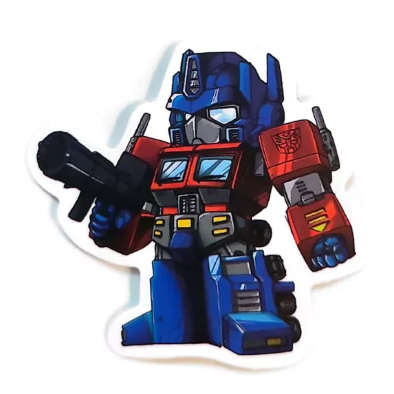 DOPASTICKER Transformers Optimus Prime Sticker Phone Decal Water Bottle ...
