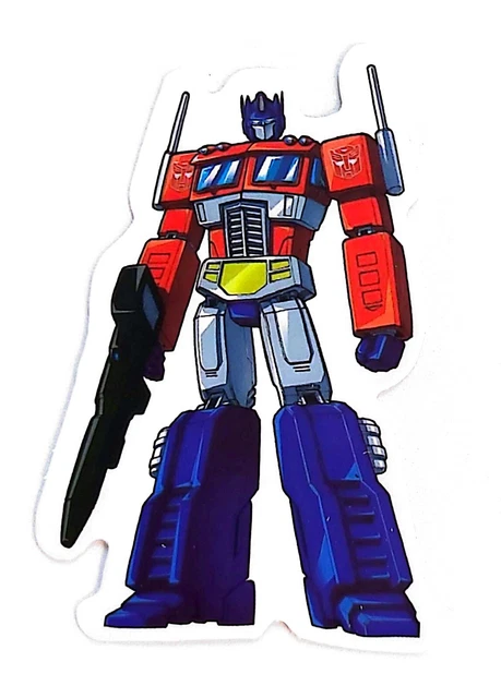 DOPASTICKER Transformers Optimus Prime Sticker Phone Decal Water Bottle ...