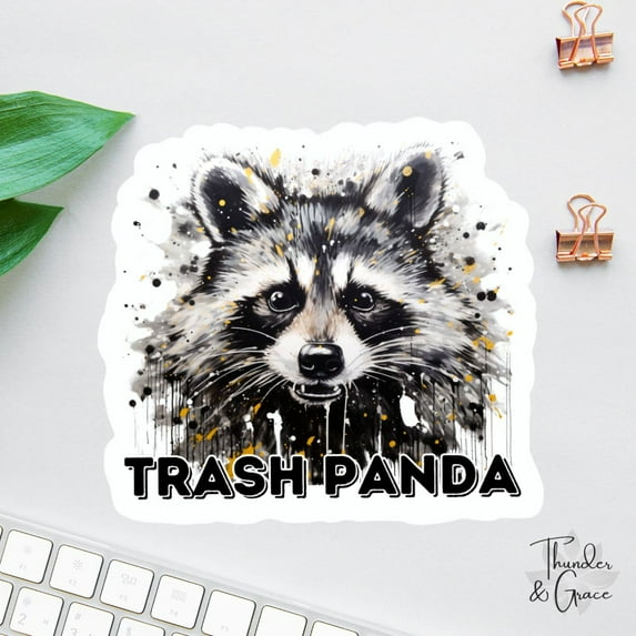 DOPASTICKER Trash Panda Stickers, Animal Decals, Gift Her, Best Friend ...