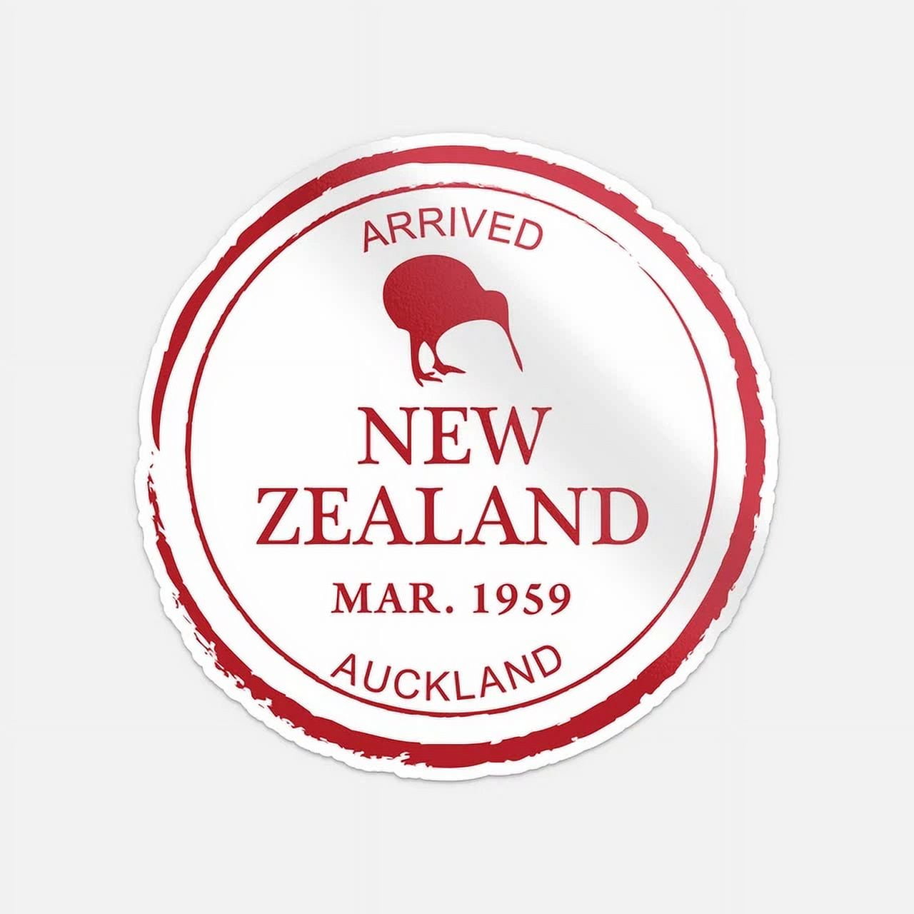 DOPASTICKER Travel Retro Adventure New Zealand Auckland Passport ...