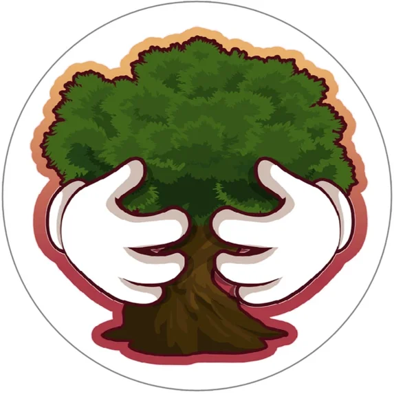 DOPASTICKER Tree Hug Treehugger Sticker, Hippie Environmentalist Phone ...