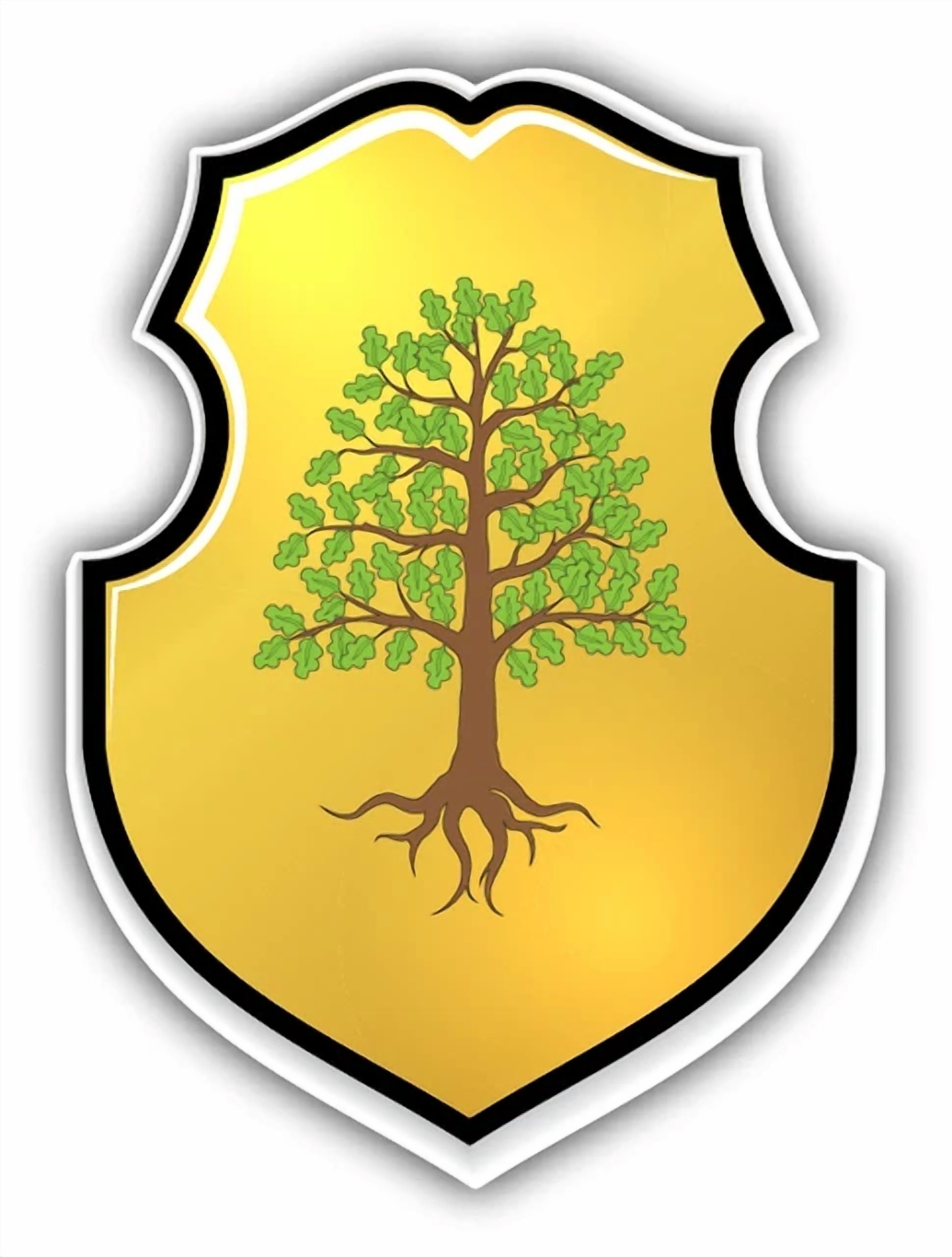 DOPASTICKER Tree Polish Escutcheon Heraldic Sticker Decal Phone Decal ...
