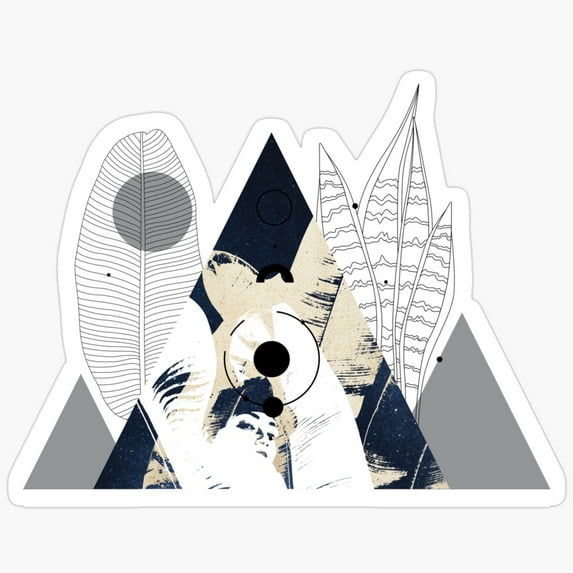 DOPASTICKER Triangle Wall Art Glossy Sticker, Best Birthday Gifts ...