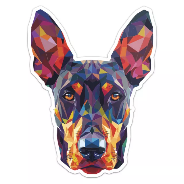 DOPASTICKER Triangulated Doberman Pinscher Dog Sticker Decal Phone ...