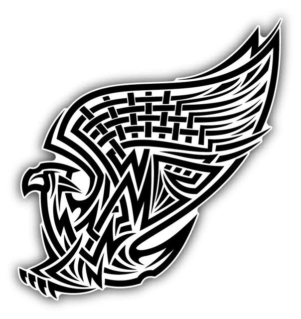 DOPASTICKER Tribal Heraldic Griffin Silhouette Sticker Decal Phone ...