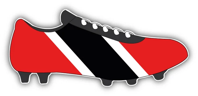 DOPASTICKER Trinidad And Tobago Flag Soccer Cleats Car Sticker Phone ...