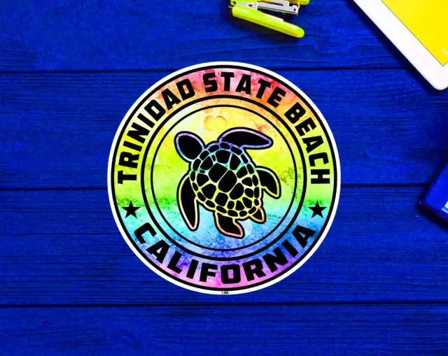 DOPASTICKER Trinidad State Beach California Sea Turtle Ca Decorative ...