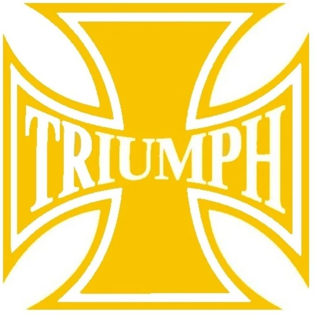 DOPASTICKER Triumph Iron Cross Sticker Tank Sticker Car Sticker Laptop ...