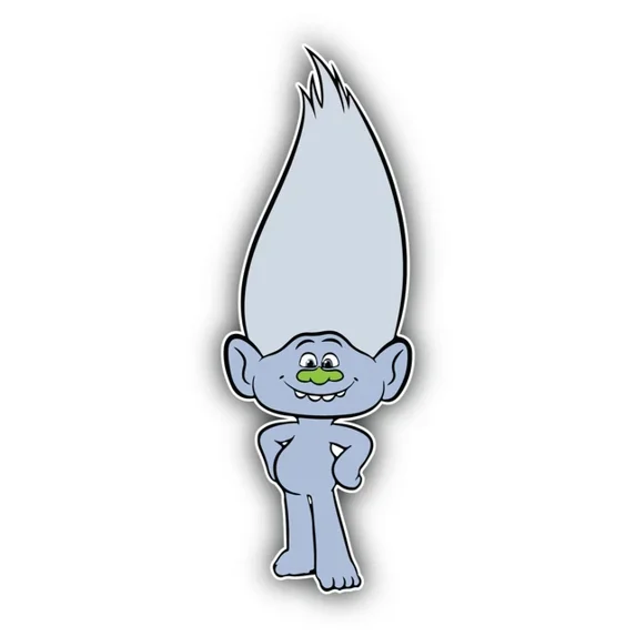 DOPASTICKER Trolls Movie Guy Diamond Sticker Decal Phone Decal Water ...