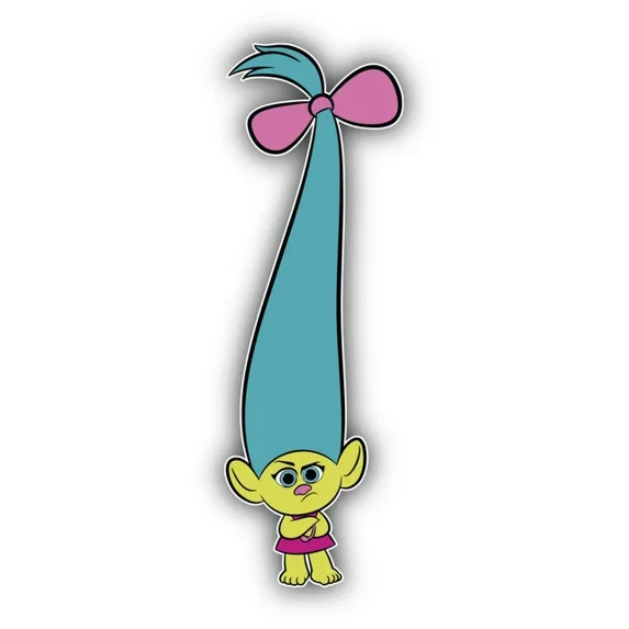 DOPASTICKER Trolls Movie Smidge Sticker Decal Phone Decal Water Bottle ...