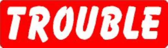DOPASTICKER Trouble Sticker Phone Decal Water Bottle Stickers, Cars ...