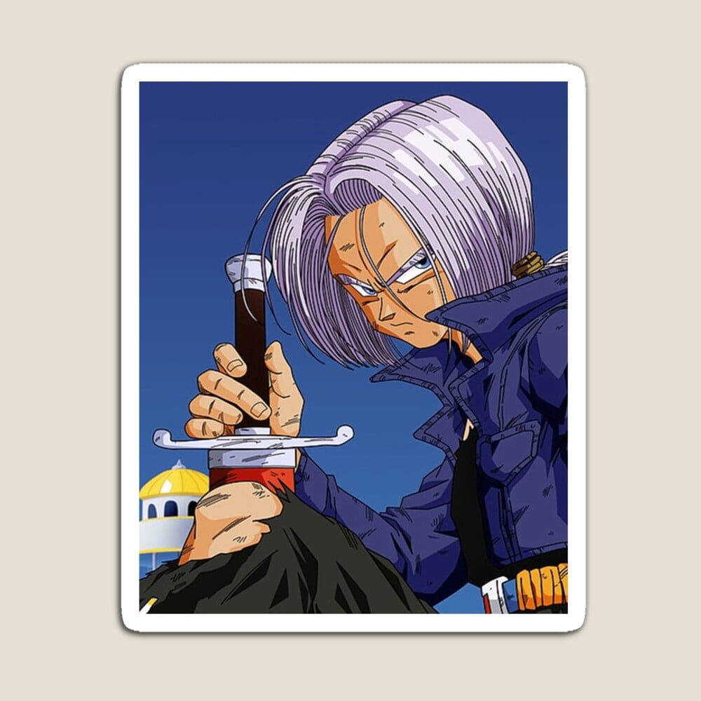 DOPASTICKER Trunks Dbz Capsule Cop Graphic . Decorative Laptop, Phone ...