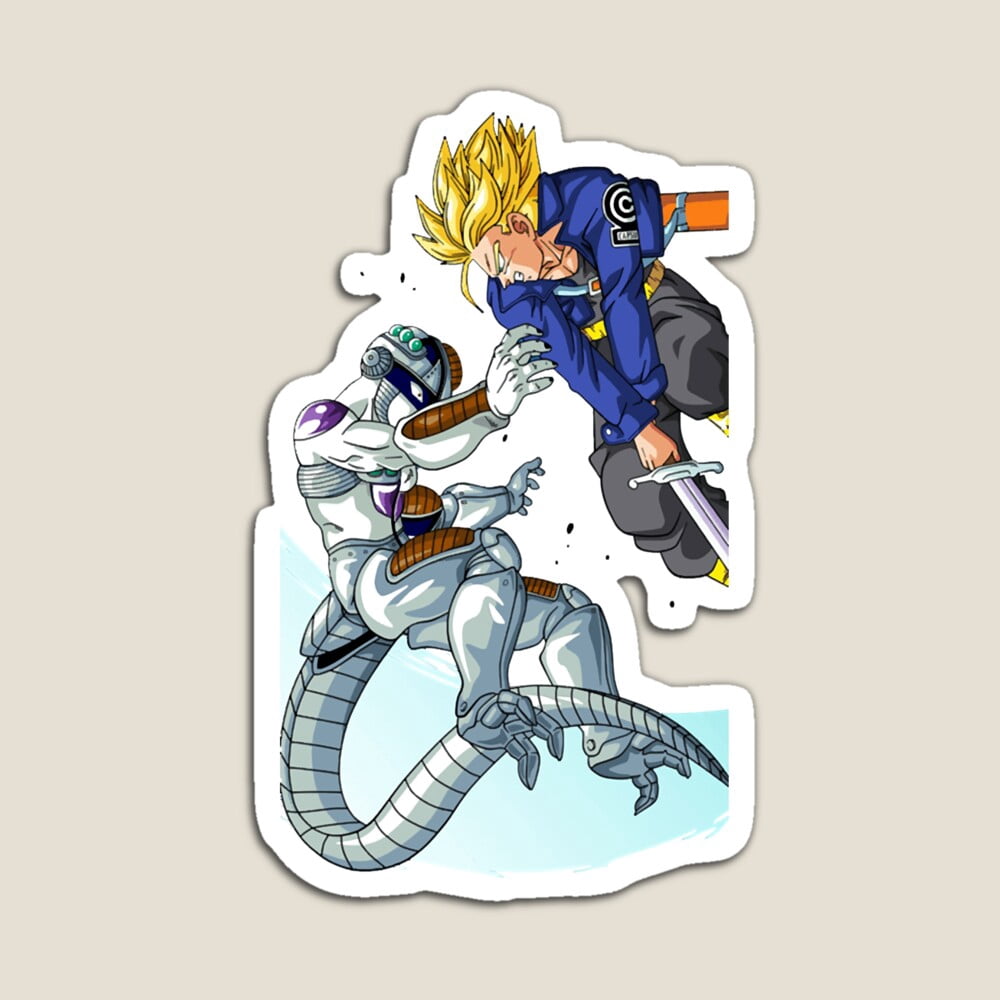DOPASTICKER Trunks Vs Freeza Idol Gift Fot You Decorative Laptop, Phone ...