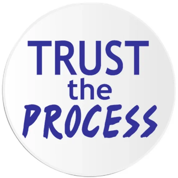 DOPASTICKER Trust The Process Motivation Inspiration Work Phone Decal ...